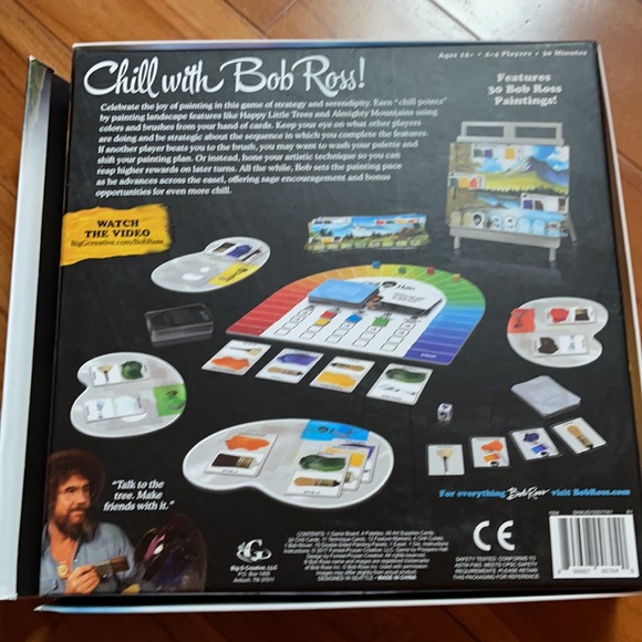 Toys | Game Bob Ross Art Of Chill Board Game | Poshmark